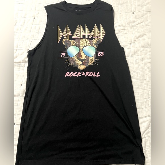 Dresses | Def Leppard Tshirt Dress | Poshmark